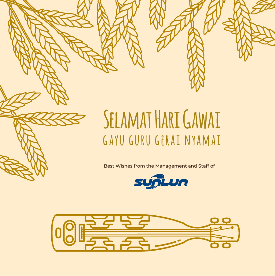 Happy Gawai-Kaamatan from SUNLUN|Malaysia Tyre Supplier